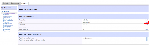 How to Change eBay Username the Easy Way | Solution Tales